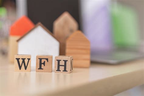 The word of WFH on wooden block. 12813449 Stock Photo at Vecteezy