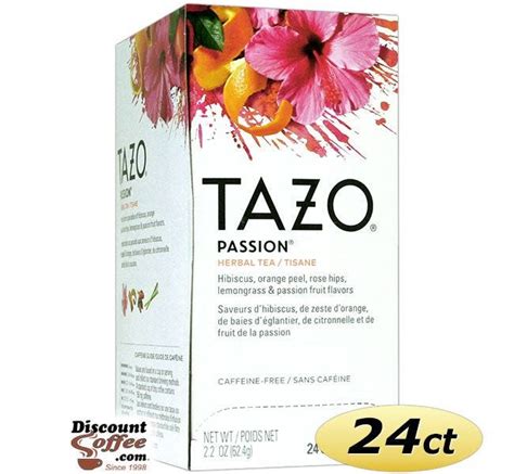Tazo Passion Herbal Tea, Caffeine Free, Chai, Earl Grey, Green Tea ...