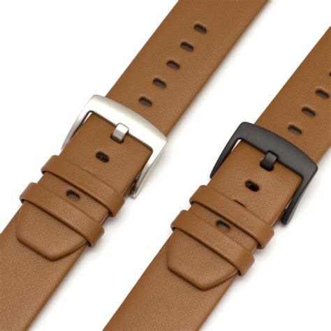 Кожаный ремешок для часов Stailer Smart, коньячный, арт. 650086 ...