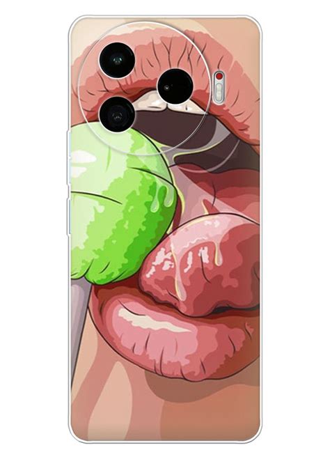 Tecno Camon 30 Pro силиконовый чехол с картинкой - Чупа Чупс
