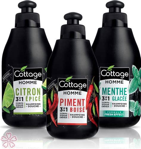 Cottage Гель для тіла і волосся 3 в 1 для чоловіків 3 en 1 Shampoing Douche