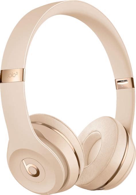 Beats Solo3 Wireless Headphones Satin Gold MUH42LL/A - Best Buy