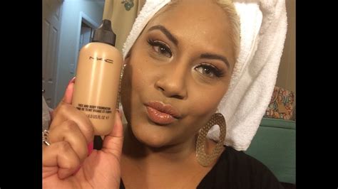 MAC FACE AND BODY FOUNDATION Review & Application - YouTube