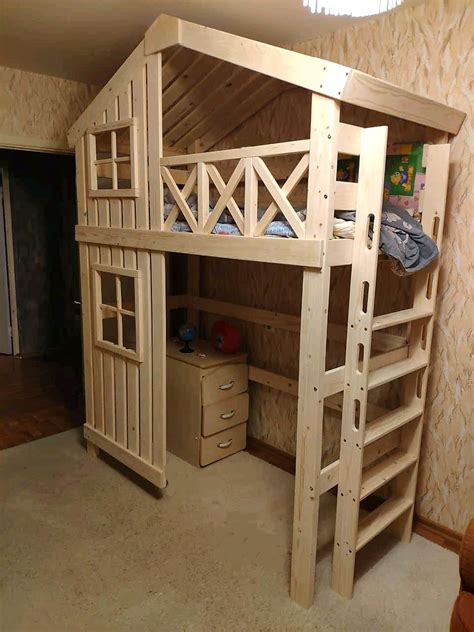 Кровать чердак своими руками из дерева (79 фото) - фото - картинки и ...