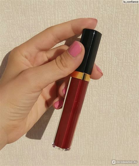 Блеск для губ Chanel Rouge coco gloss - «Оттенок 754 Opulence ...