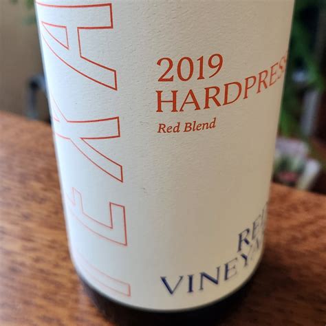 Reddy Vineyards 2019 Hardpress Red Blend
