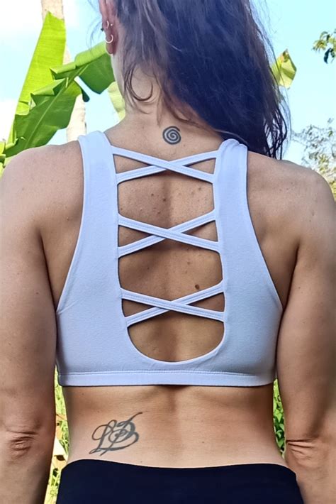 Snow Asana Bra by Lotus Tribe Clothing