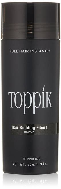 Toppik Hair Building Fibers - BLACK 1.94oz / 55g - BeautyBox Direct