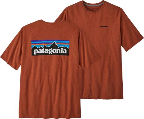 Patagonia M's P-6 Logo Responsibili-Tee Quartz Coral T-shirts : Snowleader