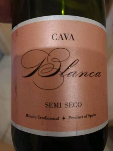 Cava Blanca Semi Seco | Vivino