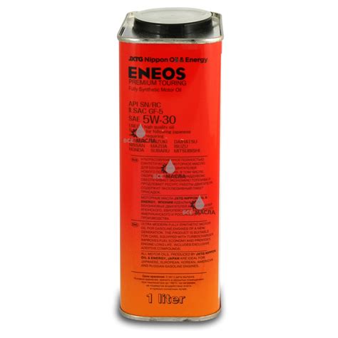 Купить моторное масло Eneos Premium Touring SN 5W-30 в СПб