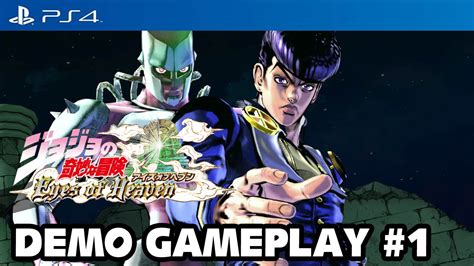 JoJo’s Bizarre Adventure: Eyes of Heaven - PS4 Demo Gameplay #1 [1080p ...