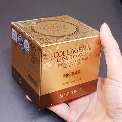3W CLINIC Collagen And Luxury Gold Revitalizing Comfort 24K Gold Cream ...