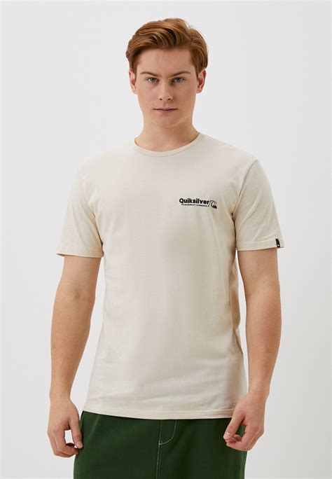 Футболка Quiksilver SSSCREENTEE1 TEES WDW0, цвет: бежевый, RTLADB348801 ...