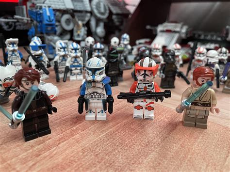 Made my first minifig Captain Rex : r/legostarwars