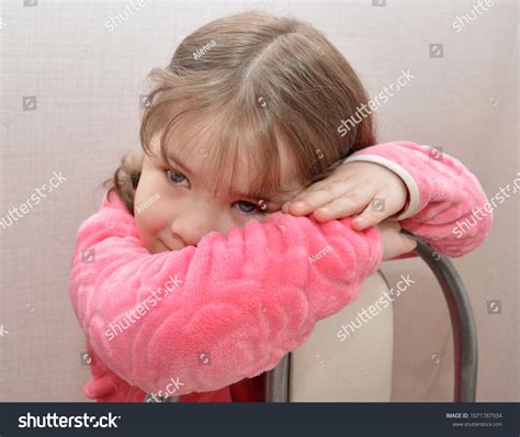 Little Perky Blonde Girl Pink Dress Stock Photo 1071787934 | Shutterstock