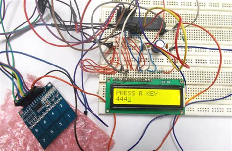 Touch Keypad Interfacing with AVR Microcontroller (ATmega32)