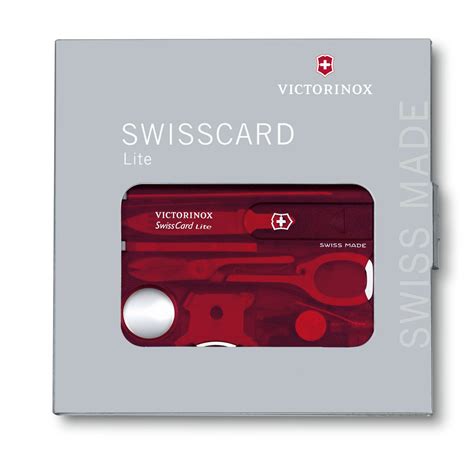 Швейцарская карта Victorinox SwissCard Lite, сталь X50CrMoV15, рукоять ...