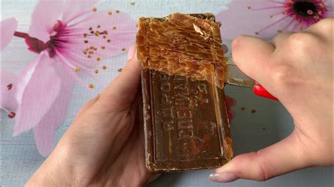 Ядровое специальное мыло из СССР. Шикарный цвет и супер сухая текстура🤩 ...