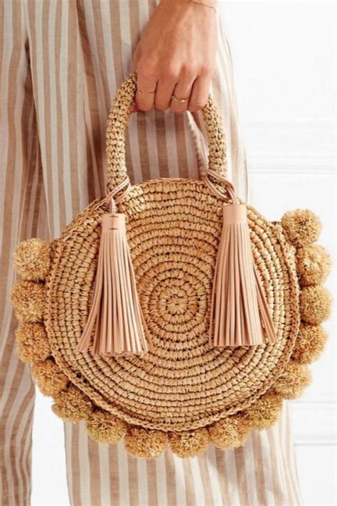 Идеи круглых сумок | Carteras tejidas, Bolsas artesanales, Bolsos de mimbre