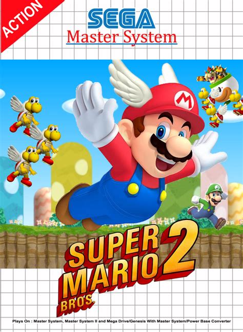 Super Mario Bros 2 8Bit Sega Master System Fanmade by NintendoFanCovers ...