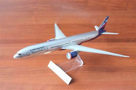 Модель самолета Боинг (Boeing) -777(Аэрофлот) - Моделлмикс модели в ...