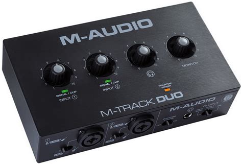 M-Audio M-Track Duo – бюджетный двухканальный USB-аудиоинтерфейс | ProSound