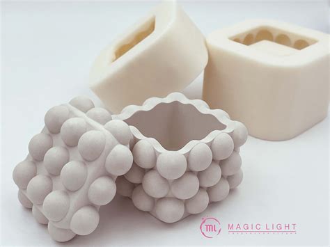 Силиконовая форма шкатулка «Поп-ит» с крышкой — Magic Light