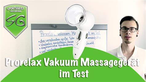 Prorelax Vakuum Massagegerät im Test - YouTube