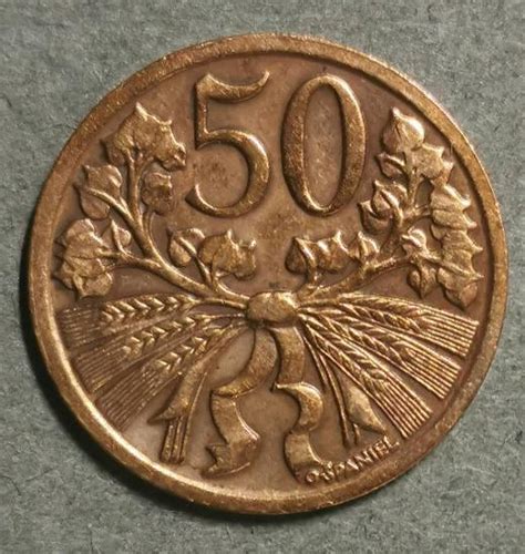 50 haléř 1950 sbírkový stav | Aukro