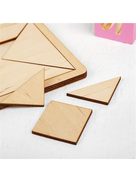 Головоломка танграм из фанеры, Smile Decor П801 - купить в интернет ...