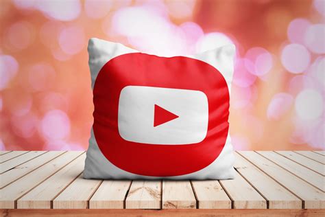 Подушка JUST PRINT Кнопка YouTube/Ютуб, 35 на 35 см. – фото, відгуки ...