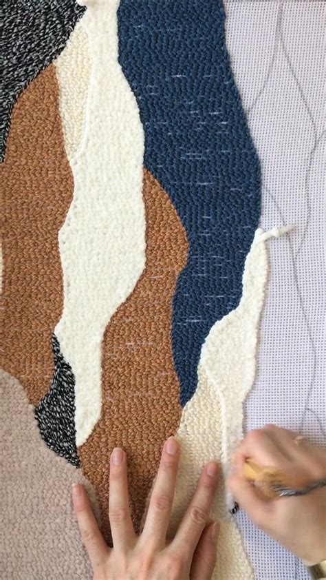 Ковровая вышивка punch needle