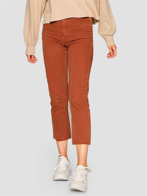Джинсы Stradivarius XAZ313276CAVZ 38 Коричневые (8000005970621) – в ...