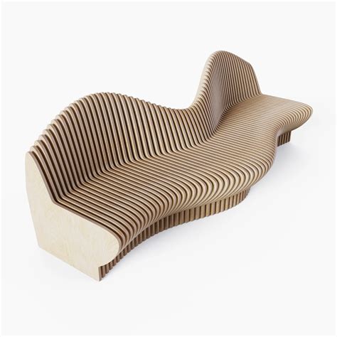 Параметрическая скамья Wave 3 | Parametric Bench