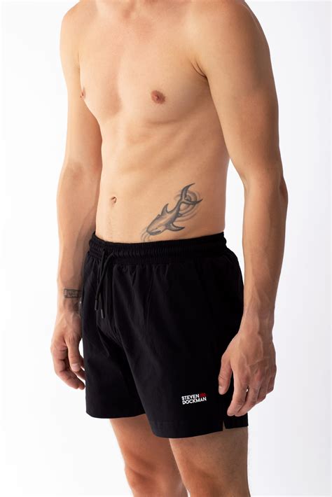 SWIM SHORTS BLACK short - StevenDockman