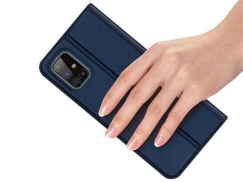 Etui ochronne z klapką Dux Ducis Skin skórzane do Samsung Galaxy M31s ...