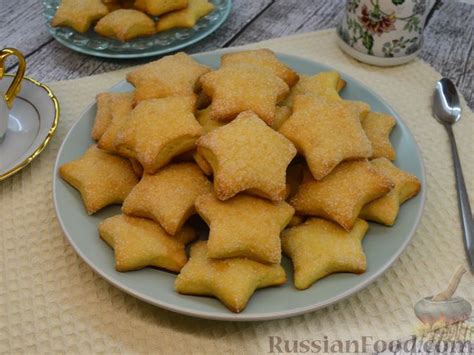 Рецепт: Печенье на растительном масле и ряженке на RussianFood.com