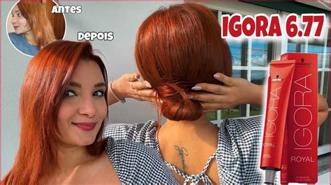 IGORA 6.77 - Mudando o tom do ruivo 🧡 - YouTube