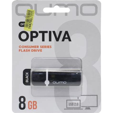 Флешка Qumo Optiva OFD-02 QM8GUD-OP2-Black USB 8 ГБ — купить, цена и ...