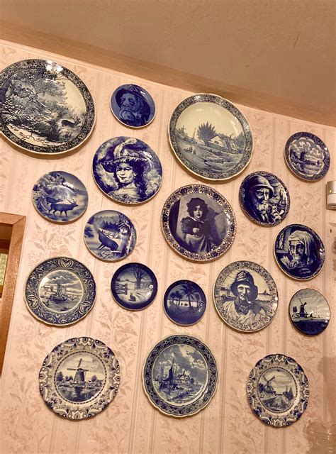 Коллекционные винтажные тарелки Delft Villeroy&Boch голландия Дания ...