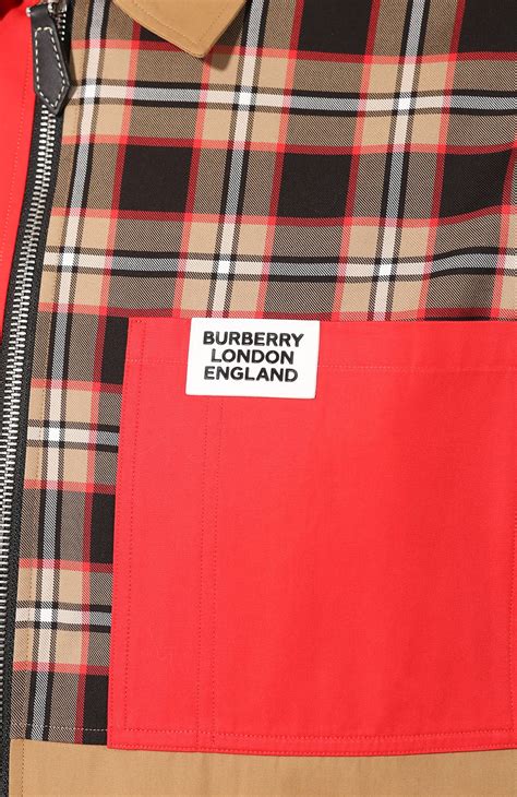 Мужская бежевая хлопковая рубашка BURBERRY купить в интернет-магазине ...