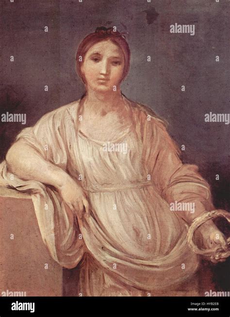 Guido Reni Portrait of a girl with a crown Musei Capitolini Rome Stock ...