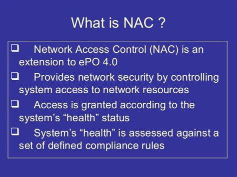 What is NAC