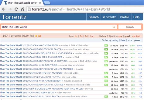 Torrent Site .Ru - accuselistings