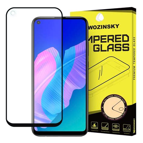 5D Huawei P40 Lite E Tempered Glass Screen Protector [Full Glue] - Black