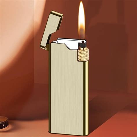 Креативные металлические бутановые газовые зажигалки с колесным ...