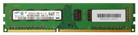 M378B5273DH0-CH9 Samsung 4GB DDR3 PC10600 Memory