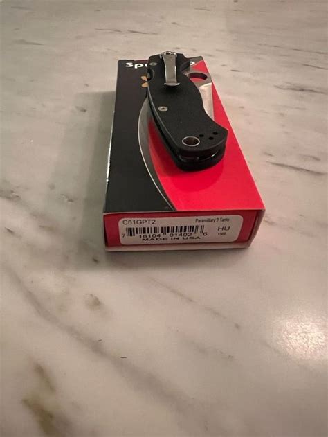 Spyderco Paramilitary 2 Tanto | Kaufen auf Ricardo