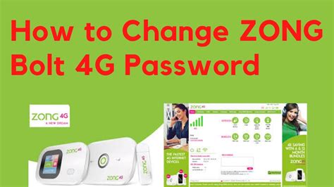How to Change Zong Bolt 4G Device Password | How to Check Remaining MB ...